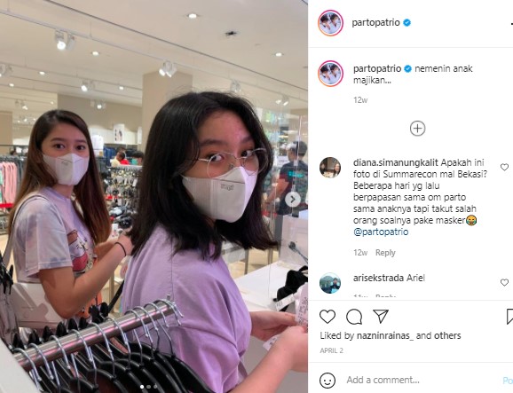 Hal 2 : Yuk, Intip Potret Putri Bungsu Parto Patrio Kini Sudah Remaja - GenPI.co