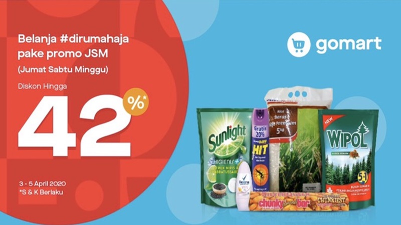 Promo Jumat Sabtu Minggu GoMart, Katalognya Banyak Harga...
